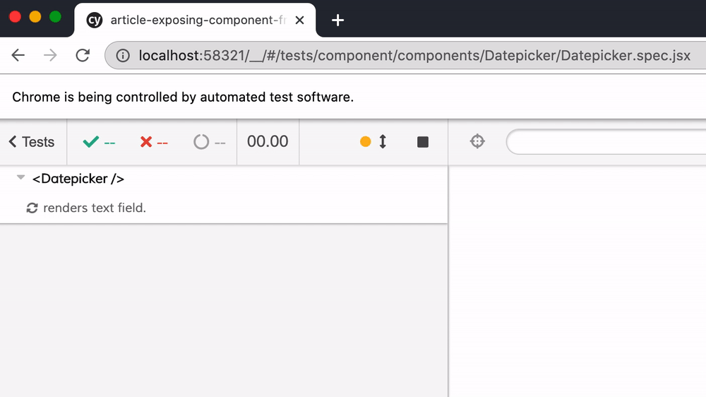 Add Cypress Component Tests By Bahmutov · Pull Request 1 · Daedalius