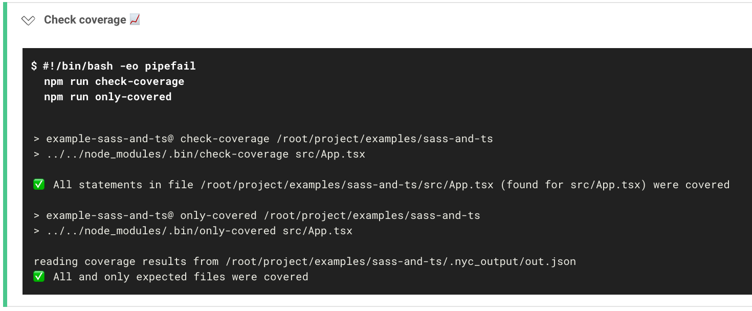 Make Sure Every Full Example Produces Expected Code Coverage · Issue 254 · Cypress Iocypress