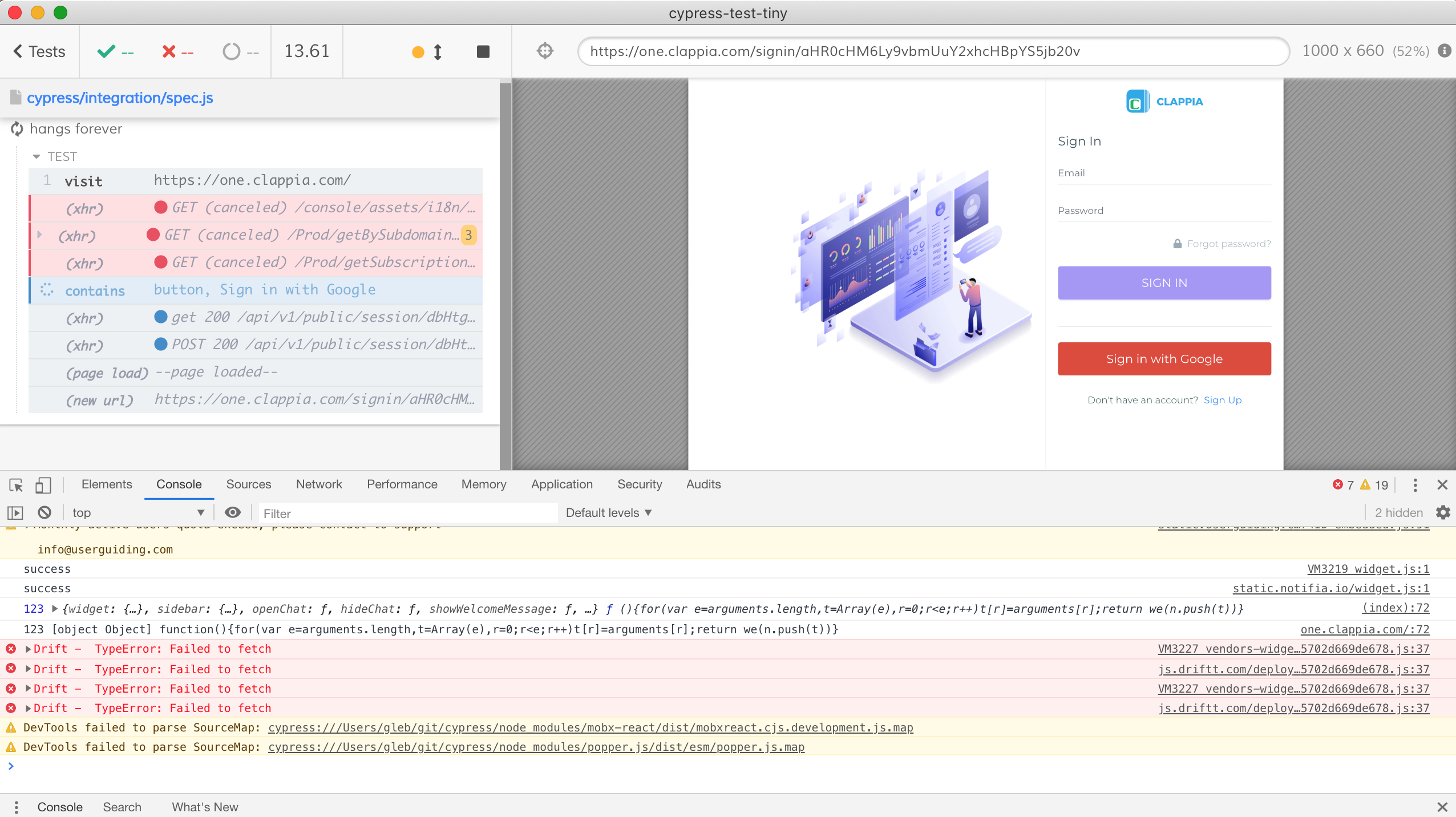experimental fetch polyfill locks a site visit · Issue #7830 · cypress-io/cypress · GitHub