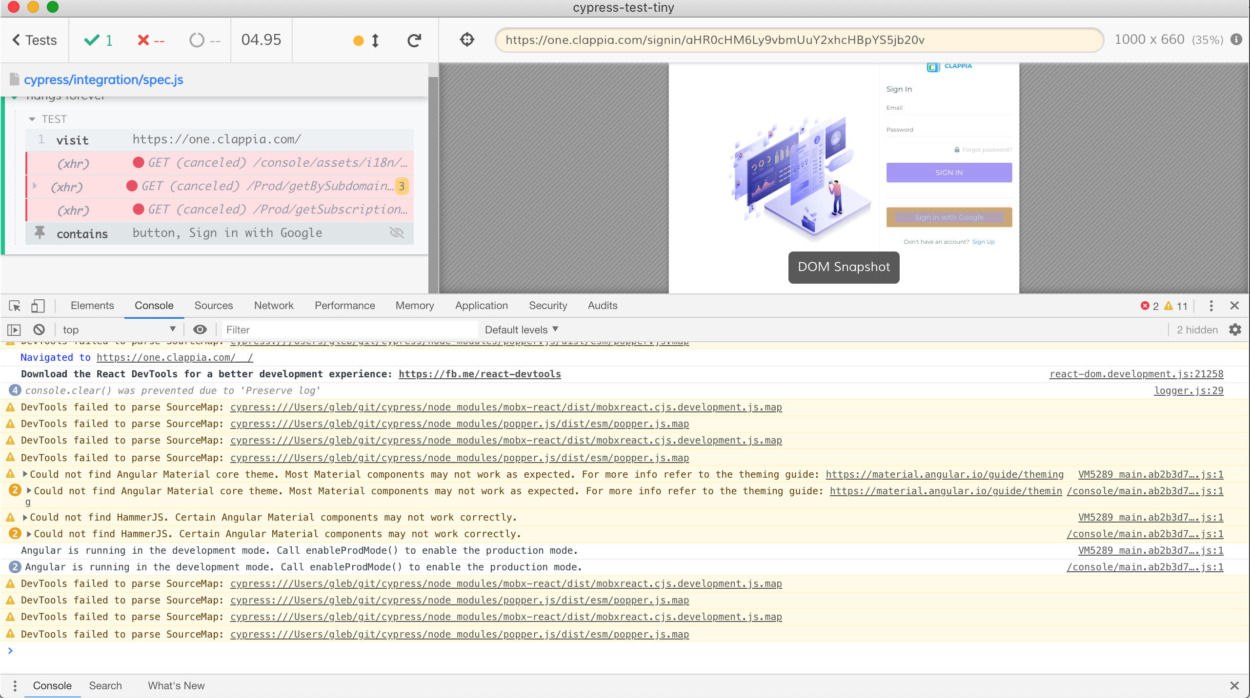 experimental fetch polyfill locks a site visit · Issue #7830 · cypress-io/cypress · GitHub