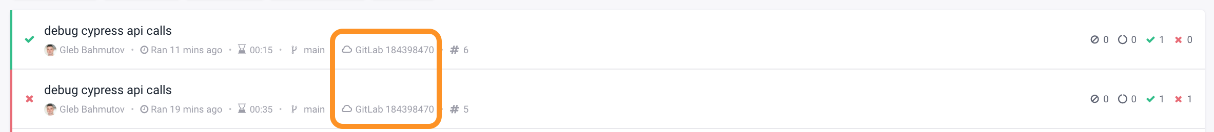 Cypress fails to retry job on GitLab CI with --record and --group flags · Issue #8451 · cypress ...