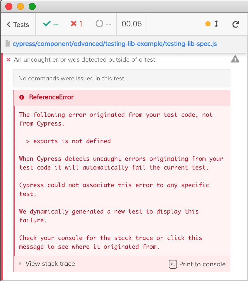 Testing Library For Cypress Does Not Load Correctly · Issue 9691 · Cypress Iocypress · Github