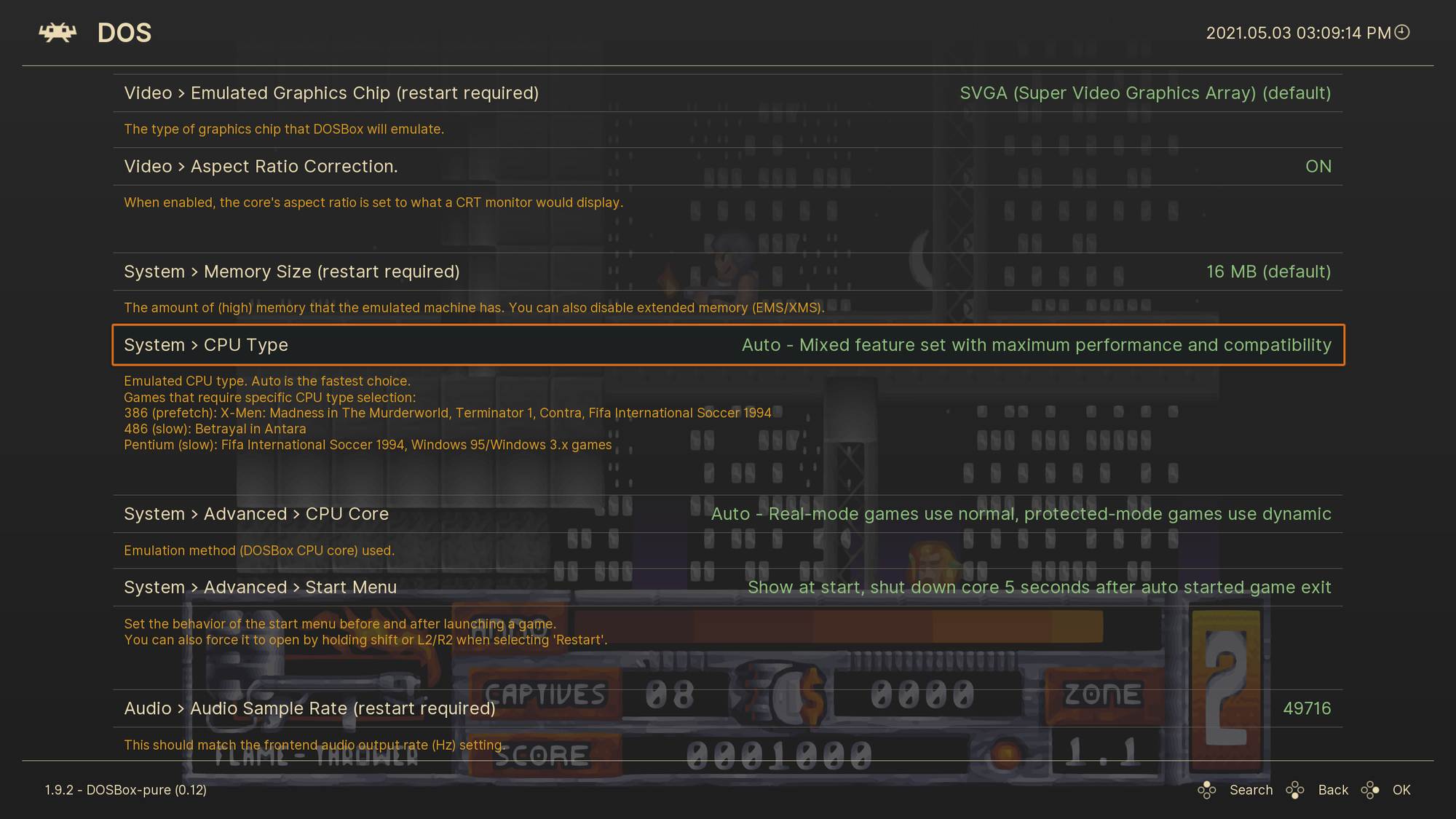 Alien Carnage not work · Issue #140 · schellingb/dosbox-pure · GitHub