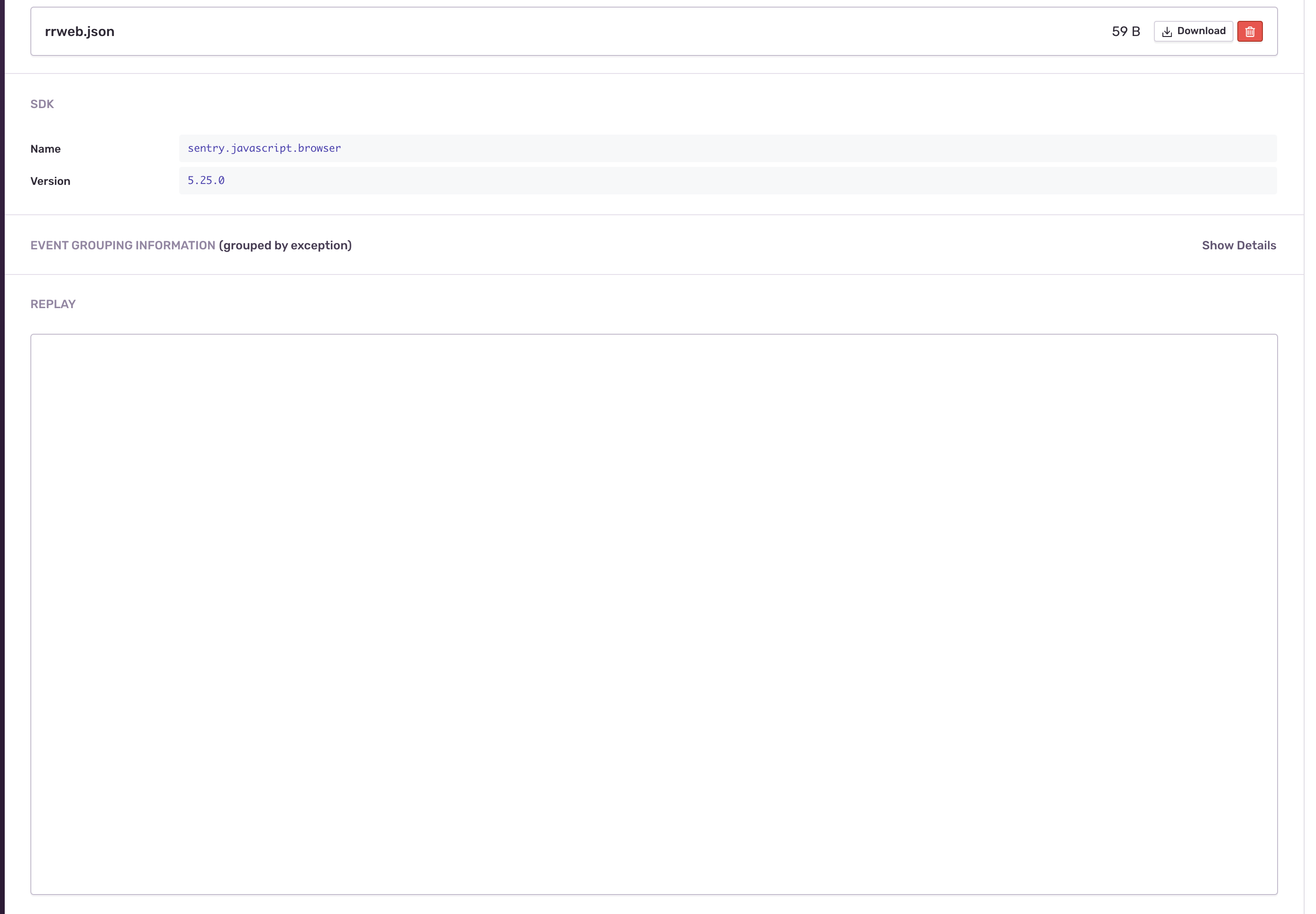 Replay view in sentry.io is empty · Issue #12 · getsentry/sentry-rrweb · GitHub