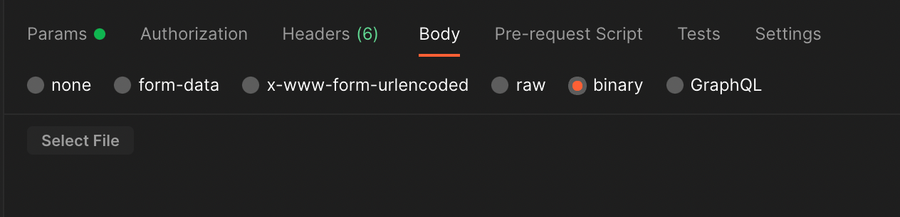 [feature]: Send binary file as body · Issue #2594 · hoppscotch/hoppscotch · GitHub