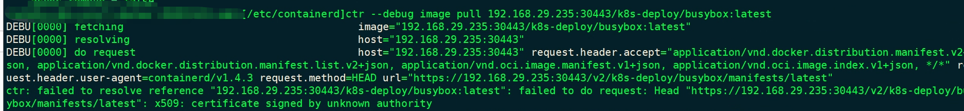 ctr image pull x509 error · Issue #4880 · containerd/containerd · GitHub