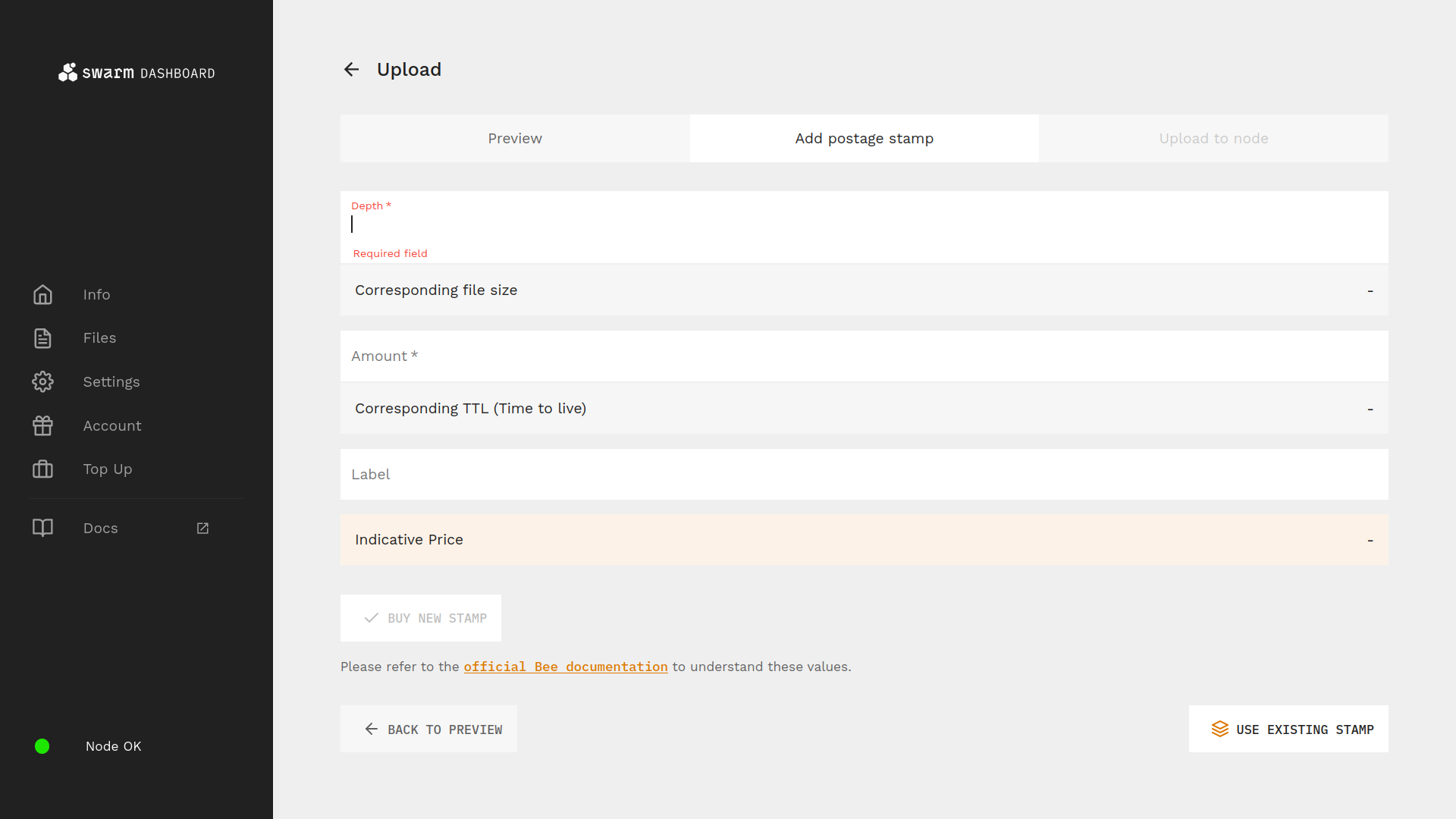 Postage Stamps concept needs more explanation · Issue #109 · ethersphere/swarm-desktop · GitHub