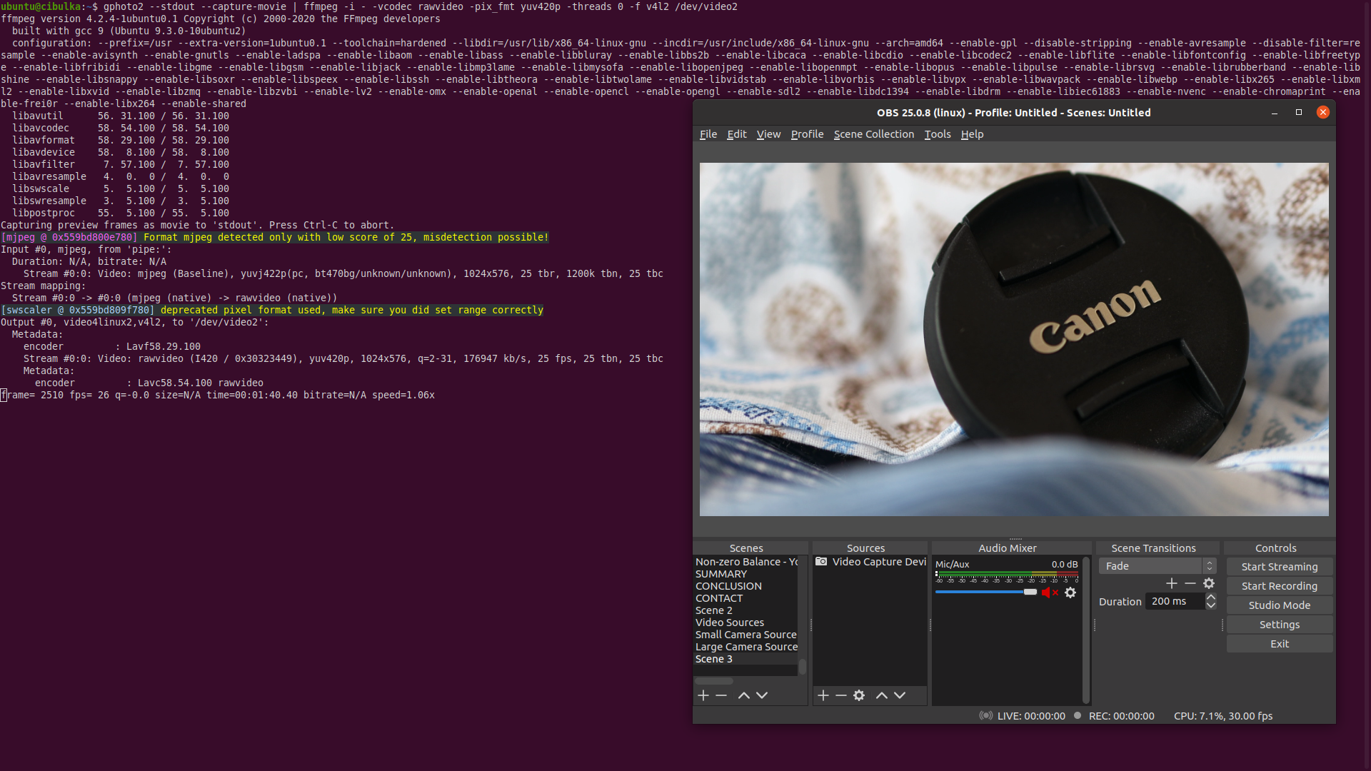 `--capture-movie` exits with `Movie capture error` over PTP/IP ...