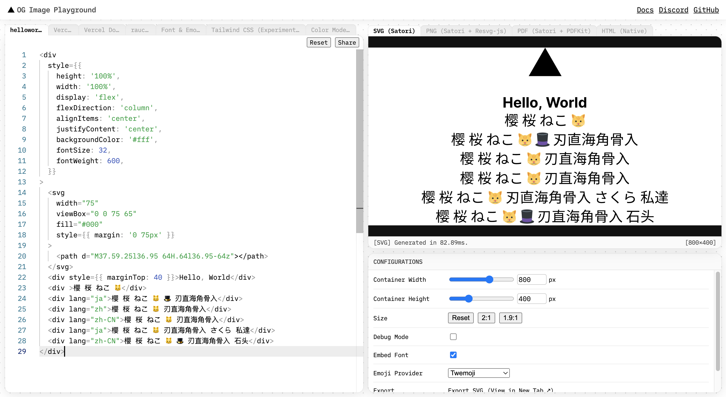 Support the `lang="ja"` attribute · Issue #170 · vercel/satori · GitHub