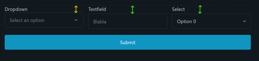Dropdown not aligned with other inputs in a grid · Issue #338 · picocss/pico · GitHub