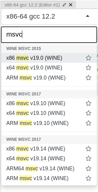 Msvc Output Option Greyed Out And Unchecked · Issue 4769 · Compiler Explorercompiler Explorer