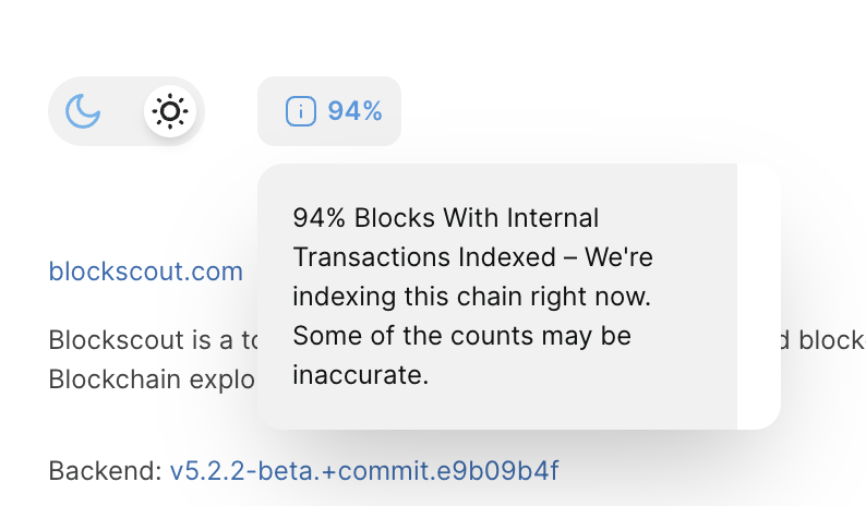 Fix Internal Txs Indexing Popup Layout · Issue 1149 · Blockscoutfrontend · Github 