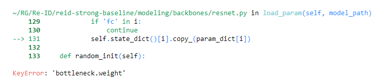 Error loading parameters from checkpoint · Issue #12 · michuanhaohao ...