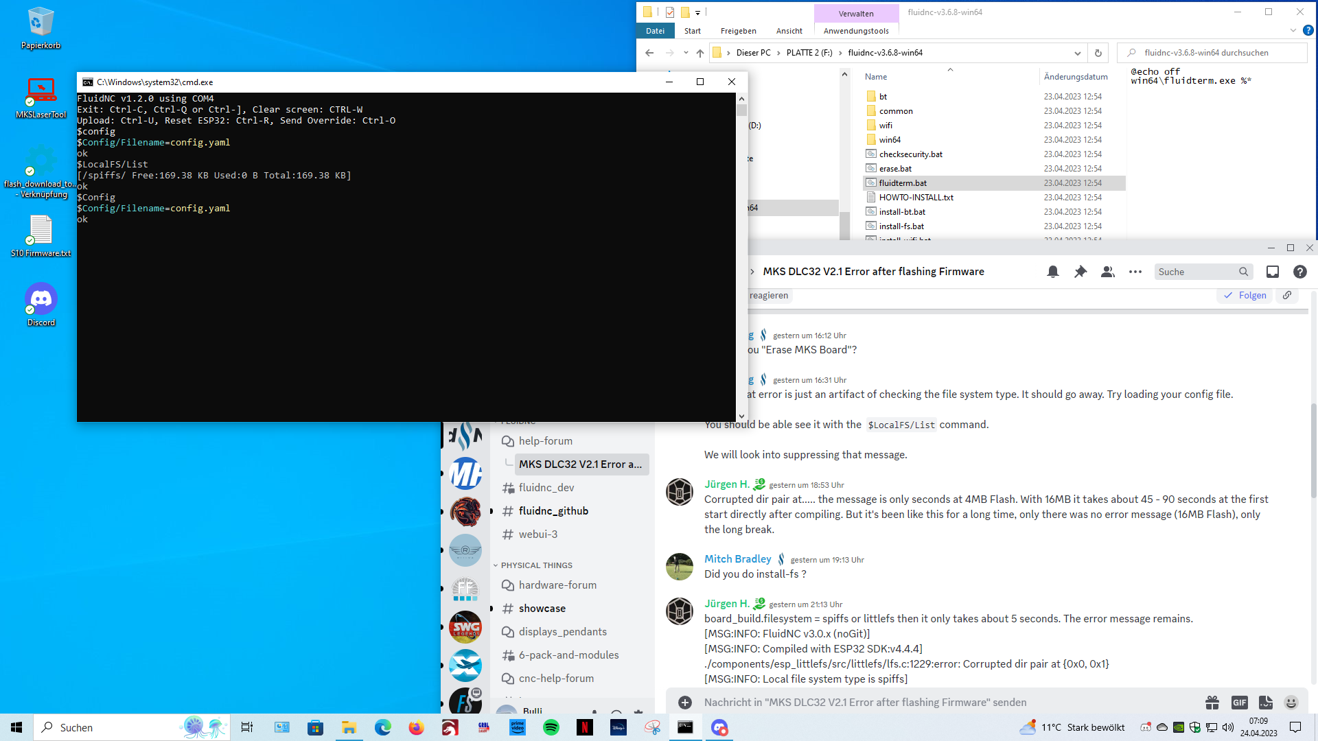Problem: MKS DLC32 V2.1 cannot open Config after wrong flash Firmware · Issue #872 · bdring ...