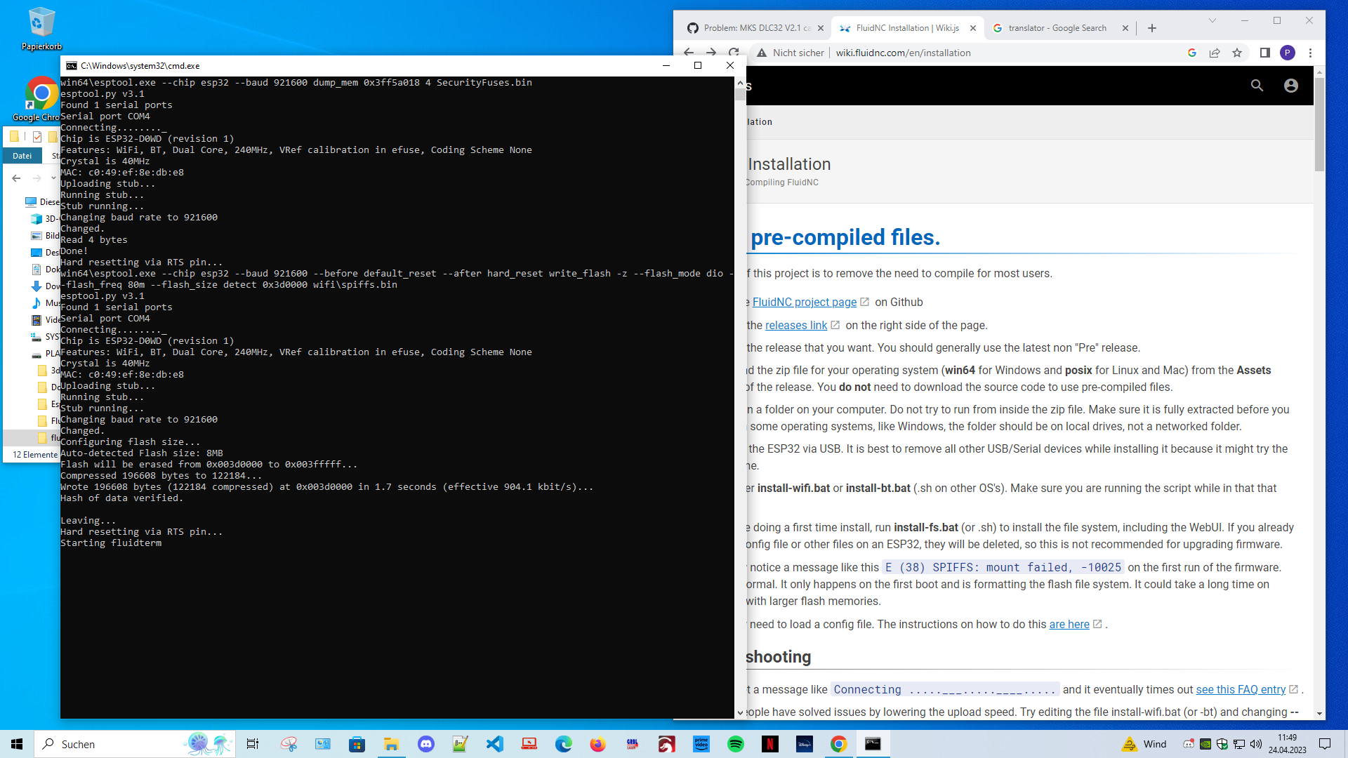 Problem: MKS DLC32 V2.1 cannot open Config after wrong flash Firmware · Issue #872 · bdring ...