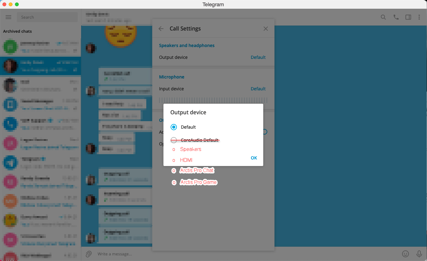 Missing audio output options in Call Settings · Issue #16360 ...