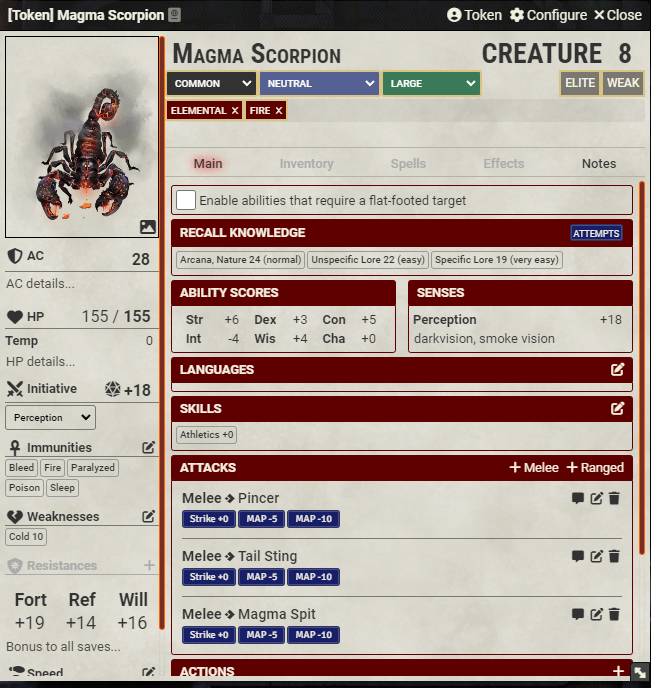 [PF2e] [AV] Unlinked Tokens on Migration and Fresh Import · Issue #129 · foundryvtt/foundryvtt ...