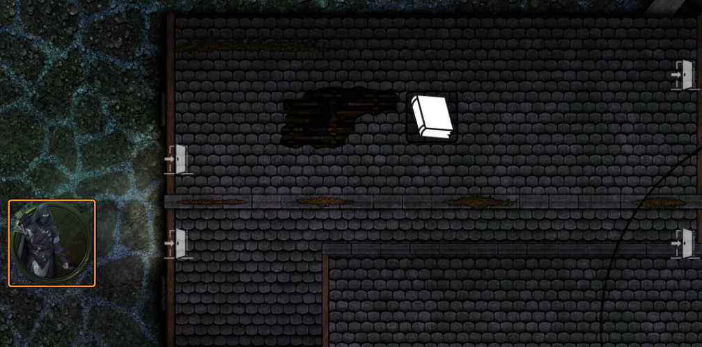 Vision Based Overhead Tiles use radial occlusion on tokens with no vision while there is an ...