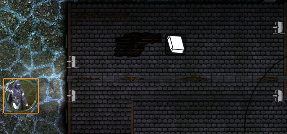 Vision Based Overhead Tiles use radial occlusion on tokens with no vision while there is an ...