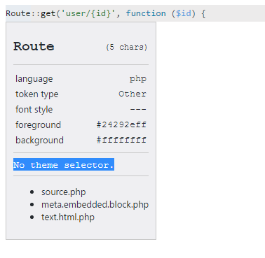 I'm Creating A Theme And I Want To Select The Static Class To Give It 