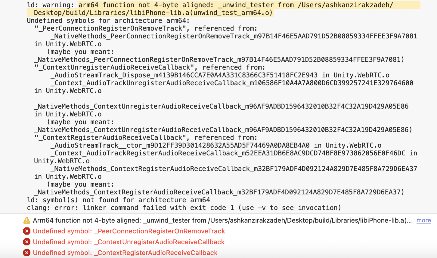 Bug Entry Point Not Found Exception · Issue 502 · Unity Technologiescomunitywebrtc · Github 