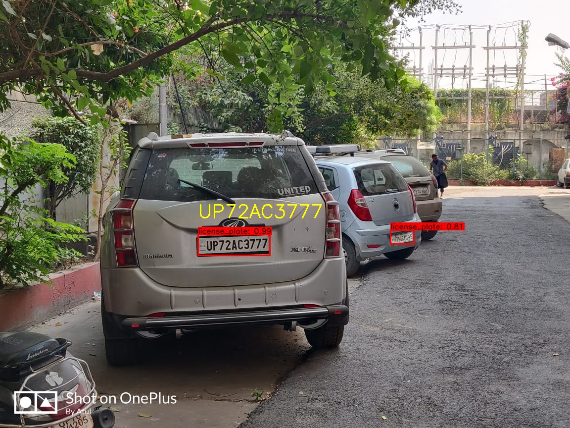 License Plate detected but the TEXT is half shown · Issue #16 · theAIGuysCode/yolov4-custom ...