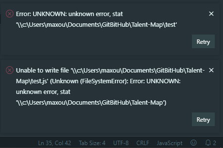 Can't create files or folders · Issue #87236 · microsoft/vscode · GitHub