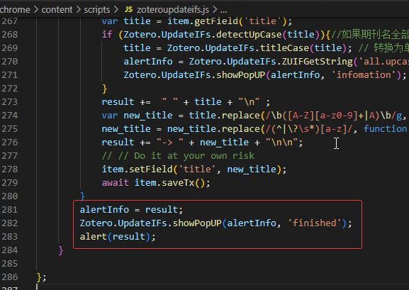 建议将title批量转为sentence case加入toolbox，成为右键选项 · Issue #2 · redleafnew/zotero-updateifs · GitHub