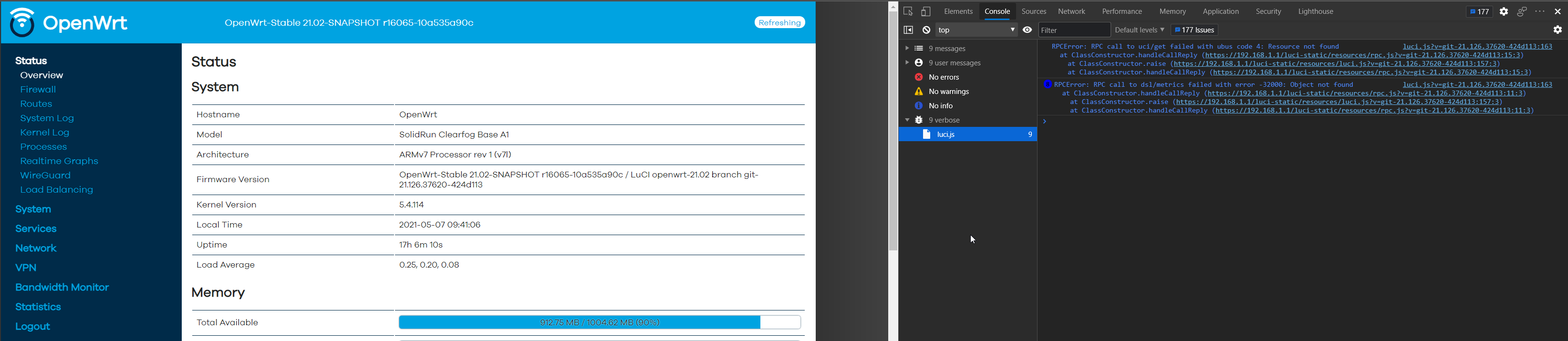 Luci theme OpenWrt2020 - Firewall page blank · Issue #5040 · openwrt ...