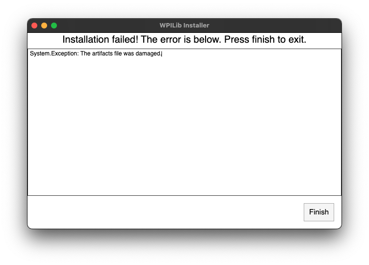2023.1.1 Intel Mac install might be corrupt · Issue #4899 · wpilibsuite ...