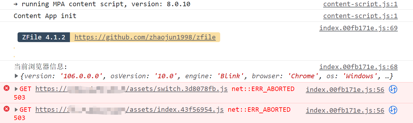 AMH面板通过lngx反代捐赠版docker后，报错503 · Issue #459 · zfile-dev/zfile · GitHub