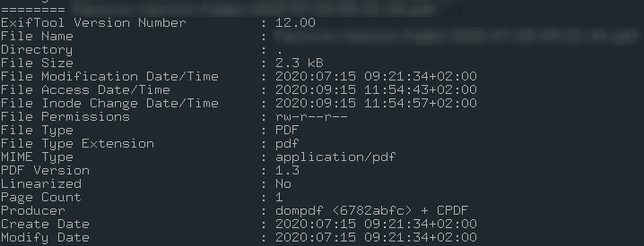Add Ability To Hide Producer In Exif Data · Issue 2237 · Dompdfdompdf · Github