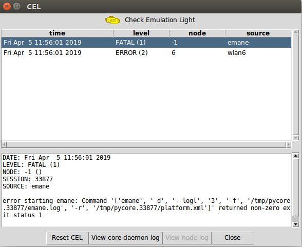 EMANE and CORE Integration problem · Issue #238 · coreemu/core · GitHub