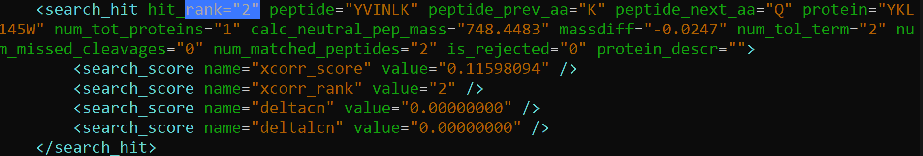 inconsistency in pepxml between score functions · Issue #549 · crux-toolkit/crux-toolkit · GitHub