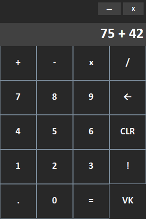 GitHub - vineetkoppalkar/Calculator: This personal project involves ...