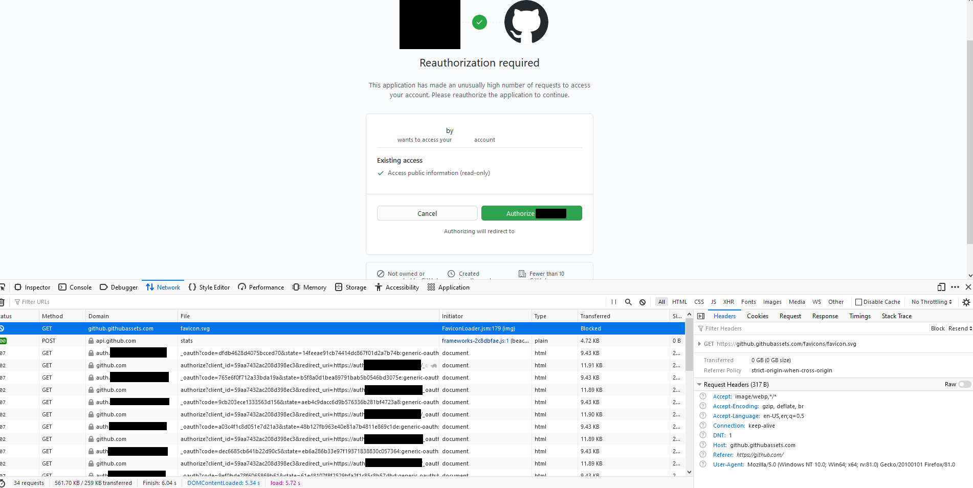 Reauthorization required with Github · Issue #194 · thomseddon/traefik-forward-auth · GitHub