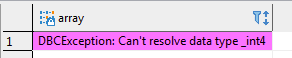 PostgreSQL: error with first selecting array temp table · Issue #11362 · dbeaver/dbeaver · GitHub