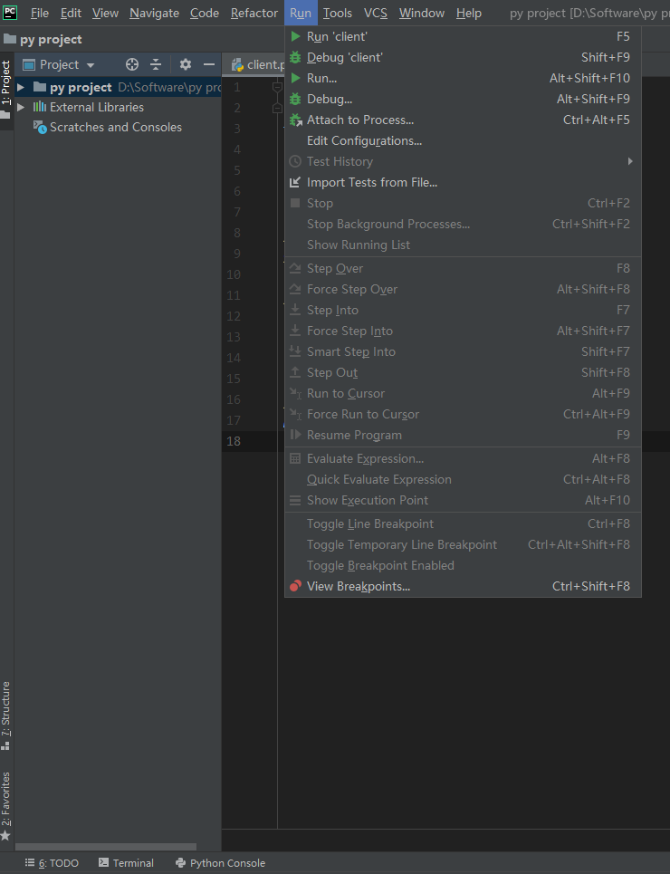 The spacing between the drop-down menu bar options can be a little ...