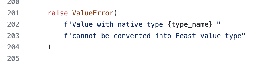 On Demand Feature View Cannot Handle Boolean Pandas Native Type · Issue 3382 · Feast Devfeast