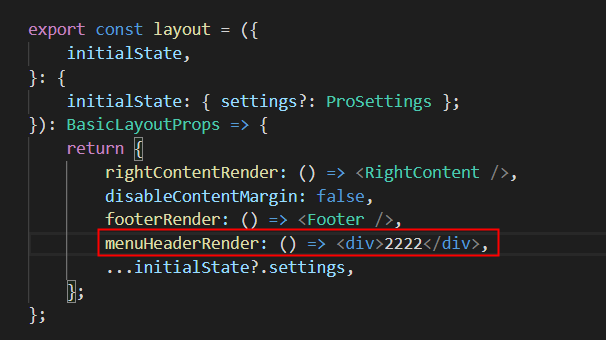 🐛[BUG]V5 app.tsx layout menuHeaderRender 渲染自带点击事件？ · Issue #6736 · ant-design/ant-design-pro ...