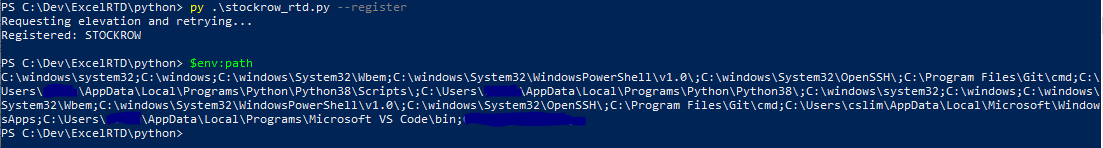 Does this work? · Issue #2 · chaelim/ExcelRTD · GitHub