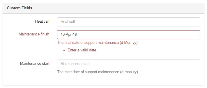 Date Custom Field Not Supporting Data Format On Entry · Issue 2863 · Netbox Communitynetbox