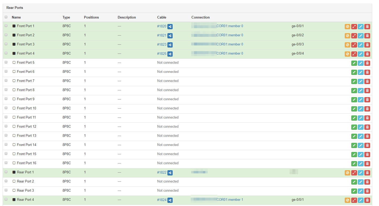 Connected endpoint must be an Interface or CircuitTermination, not ...
