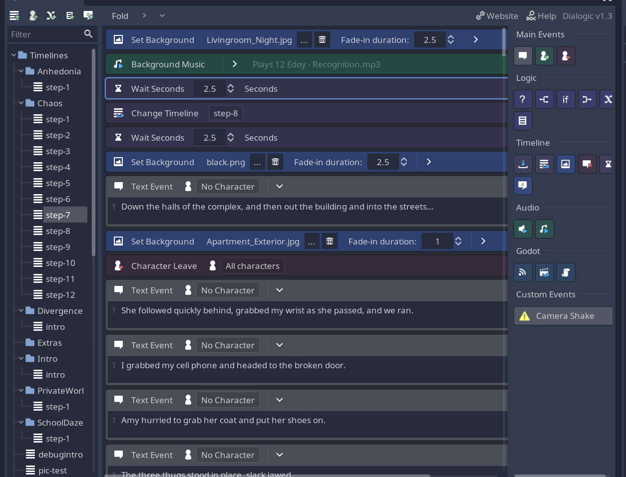 Long Loading Times For Timelines Can Lead To Event Nodes Reversing Order · Issue #709 · dialogic ...