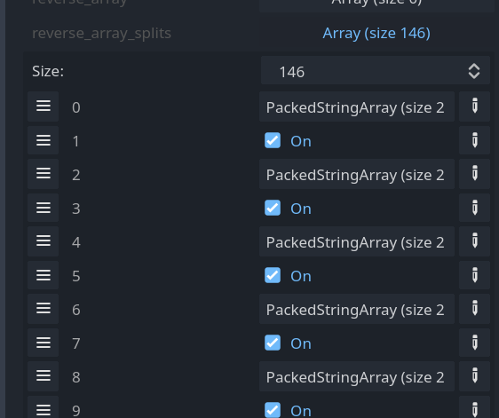 Assigning `PackedStringArray.reverse()` (`void` function) to a variable doesn't error and makes ...