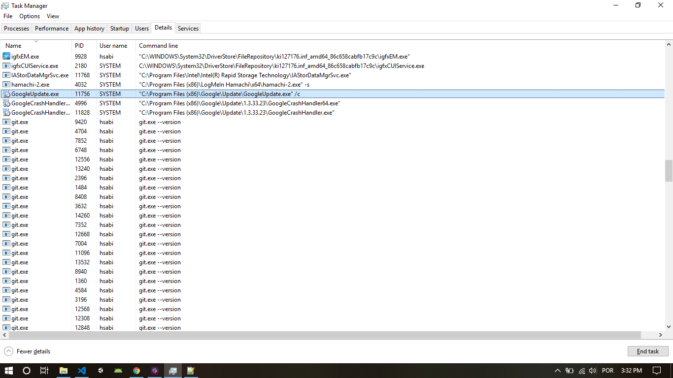 VsCode spawning too many git for windows processes · Issue #71085 · microsoft/vscode · GitHub