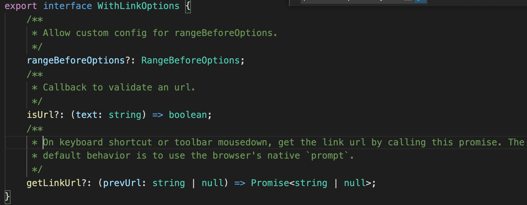 Overwritten of 'getLinkUrl' in Link does not work. · Issue #1229 · udecode/plate · GitHub