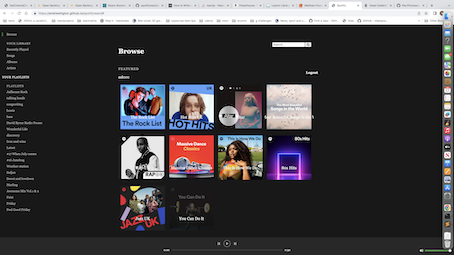 GitHub - andrewhigton/spotifyreact