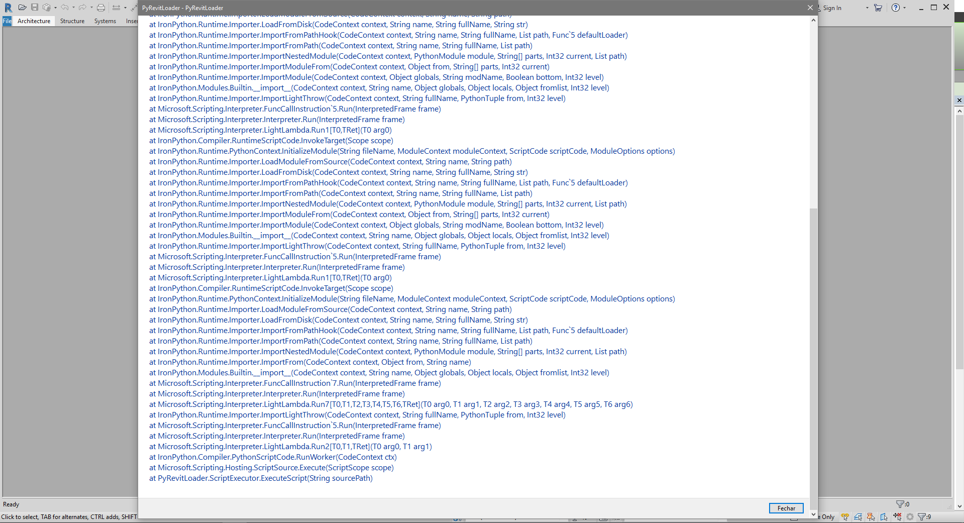 Initializing error · Issue #257 · pyrevitlabs/pyRevit · GitHub