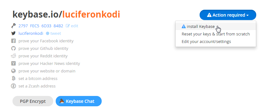 Action Required (Install Keybase) · Issue #8220 · keybase/client · GitHub